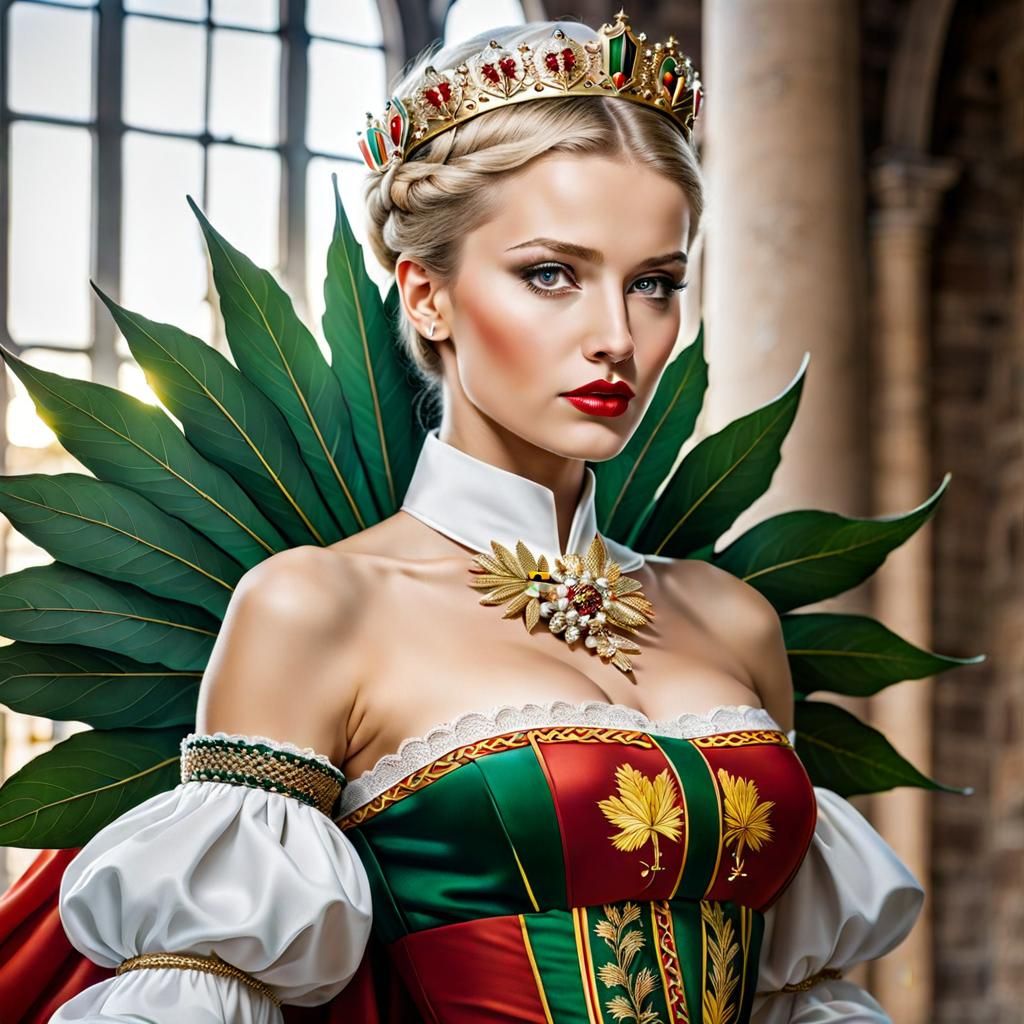 Lithuania as a Woman - AI Generated Artwork - NightCafe Creator