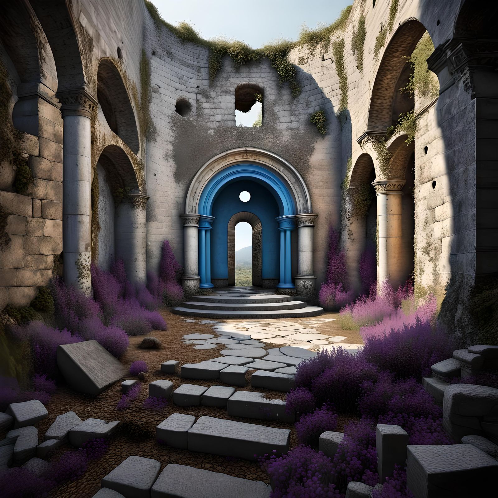 portal to a realm beyond II - AI Generated Artwork - NightCafe Creator