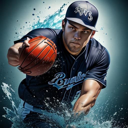 4k, baseball pitcher, throwing ball, ball - AI Generated Artwork ...
