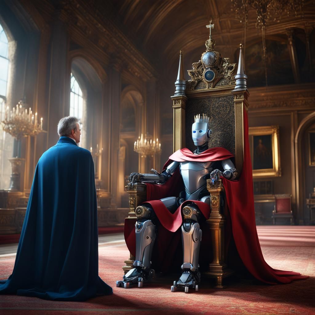 Robot King - AI Generated Artwork - NightCafe Creator