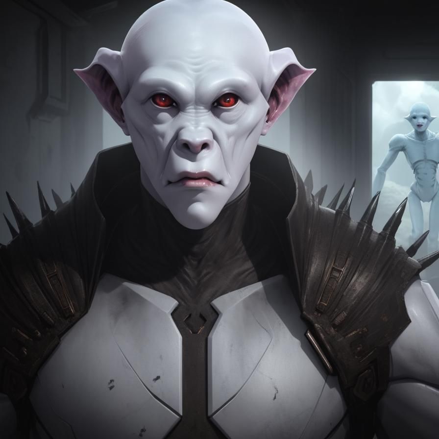 A pale monster - AI Generated Artwork - NightCafe Creator