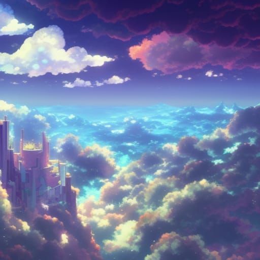 atlantis in heaven - AI Generated Artwork - NightCafe Creator