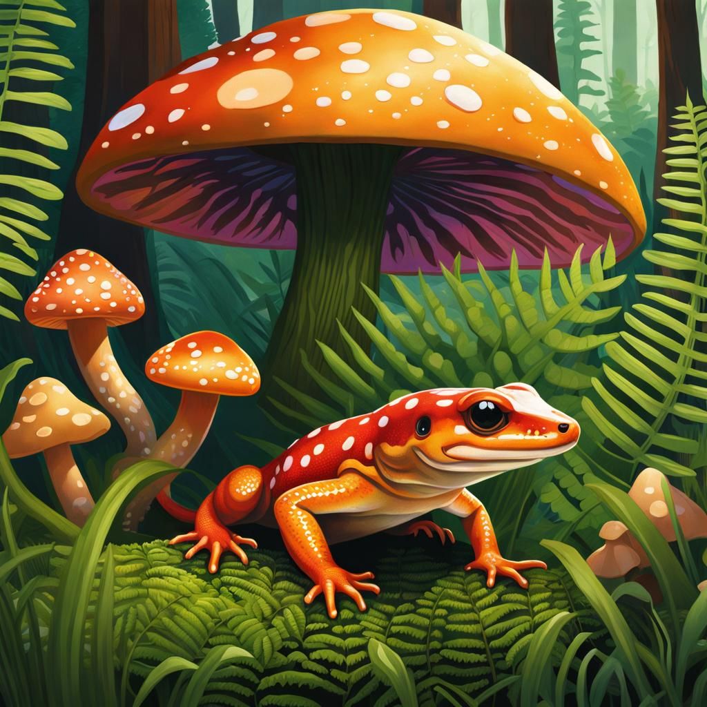 salamander 2 - AI Generated Artwork - NightCafe Creator