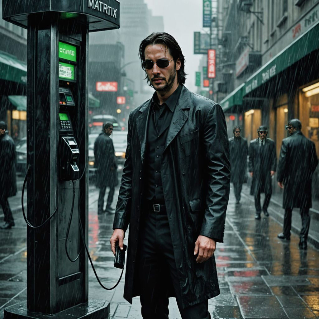 John Wick realizing he is in the Matrix