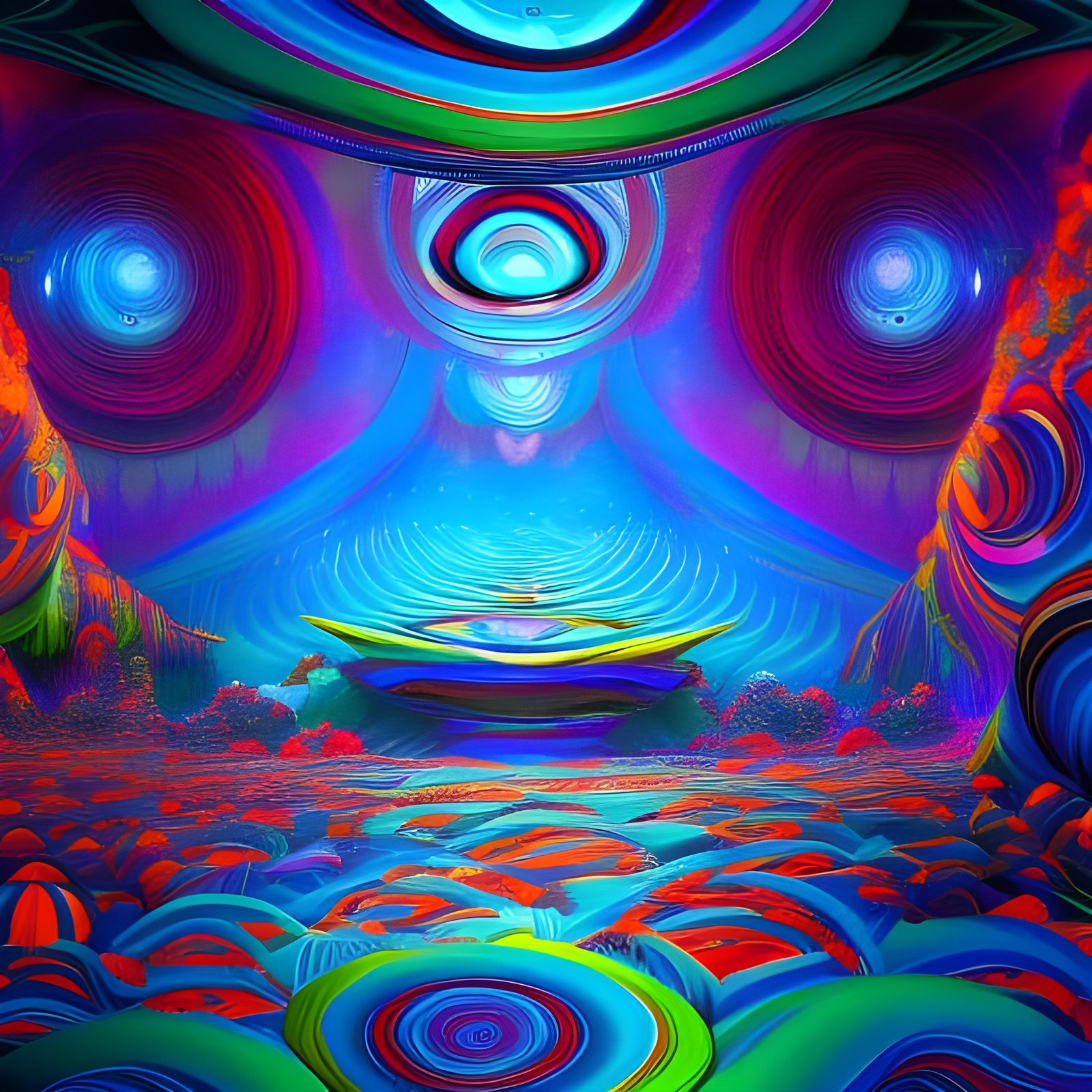 Psychedelia - AI Generated Artwork - NightCafe Creator