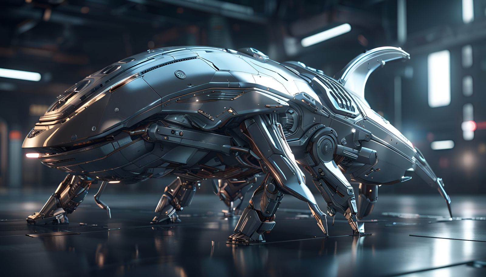 Android Whale - AI Generated Artwork - NightCafe Creator