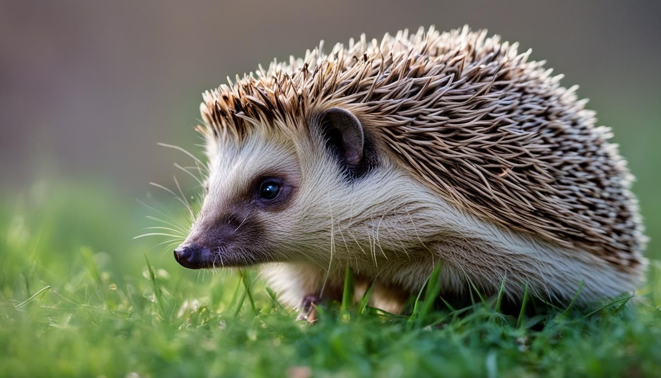 A smart hedgehog - AI Generated Artwork - NightCafe Creator