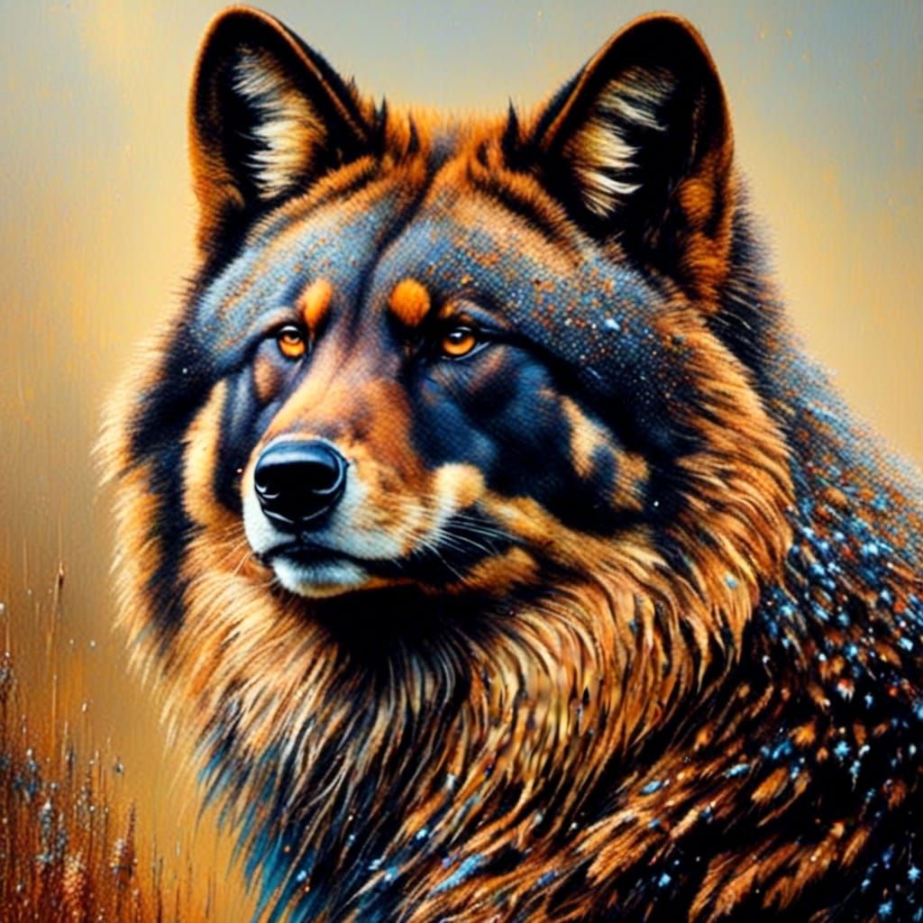Wolfhound - AI Generated Artwork - NightCafe Creator