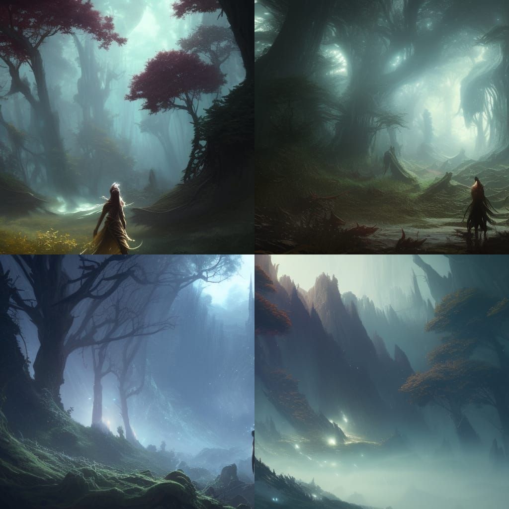 Astral wallpaper composition with nature - AI Generated Artwork - NightCafe Creator