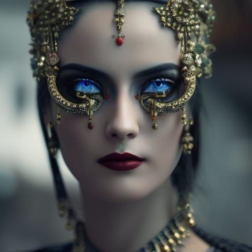 Beautiful portraits of women/females in dark horror fantasy Description ...