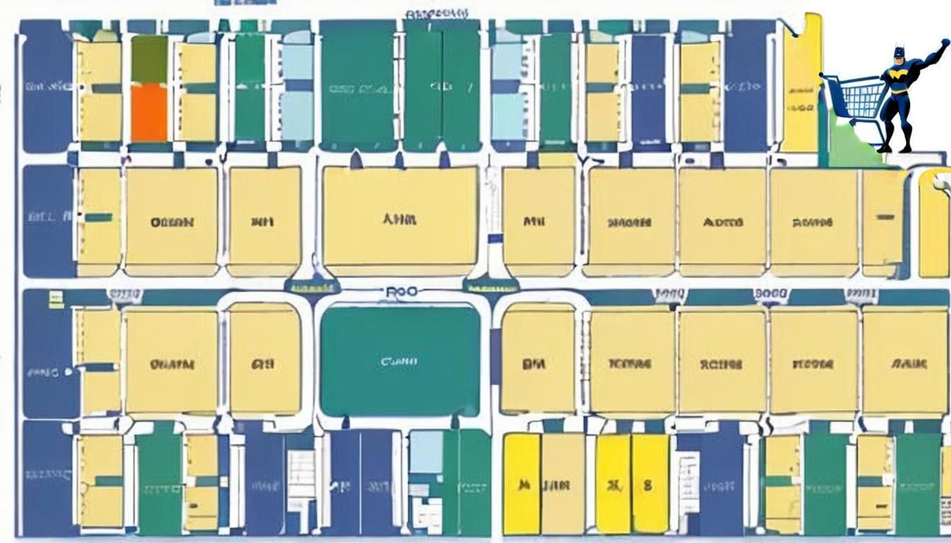 Super Shopper Shopping Mall Map - AI Generated Artwork - NightCafe Creator