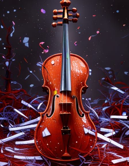 The violin - AI Generated Artwork - NightCafe Creator