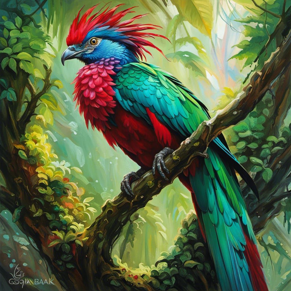 Quetzal - AI Generated Artwork - NightCafe Creator