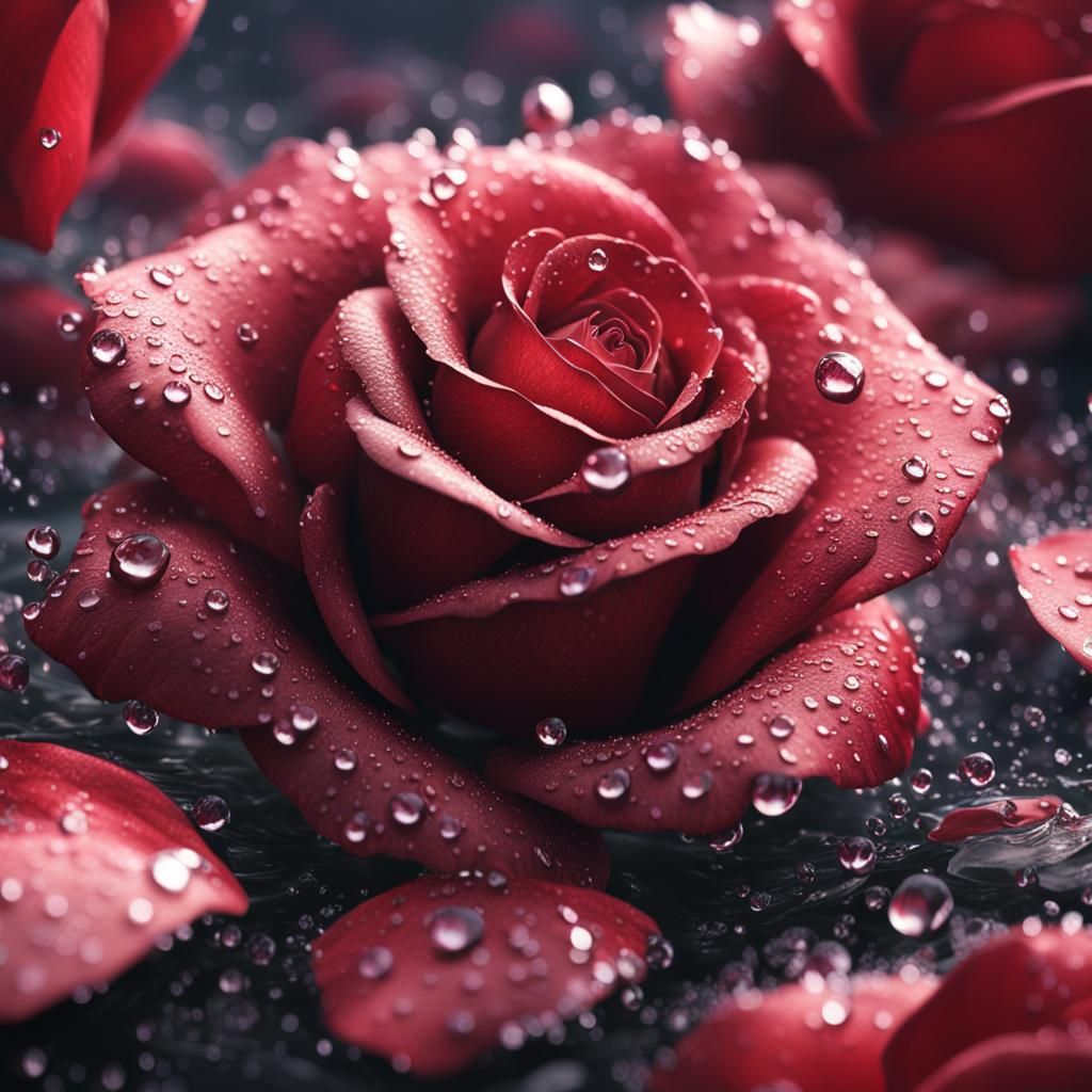 Rose - AI Generated Artwork - NightCafe Creator