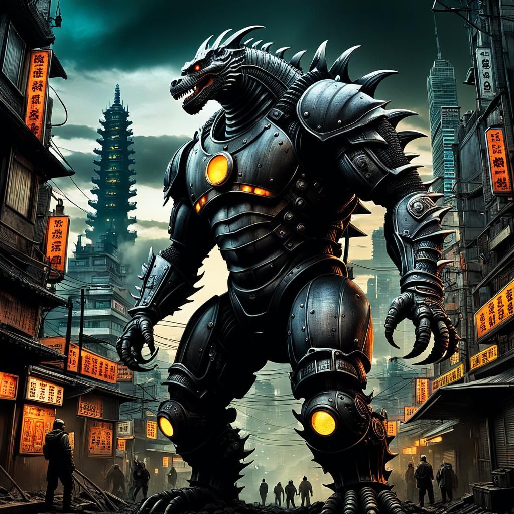 MechaGodzilla - AI Generated Artwork - NightCafe Creator
