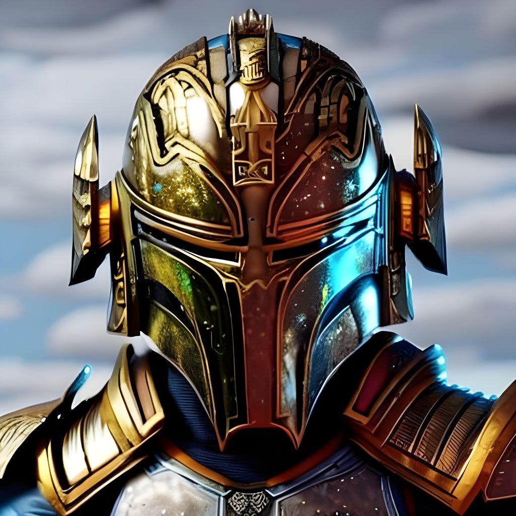 Portrait Celestial Superhero - AI Generated Artwork - NightCafe Creator