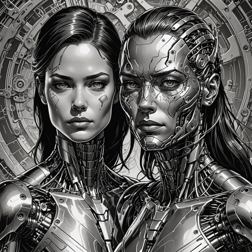 Cyborgs - AI Generated Artwork - NightCafe Creator