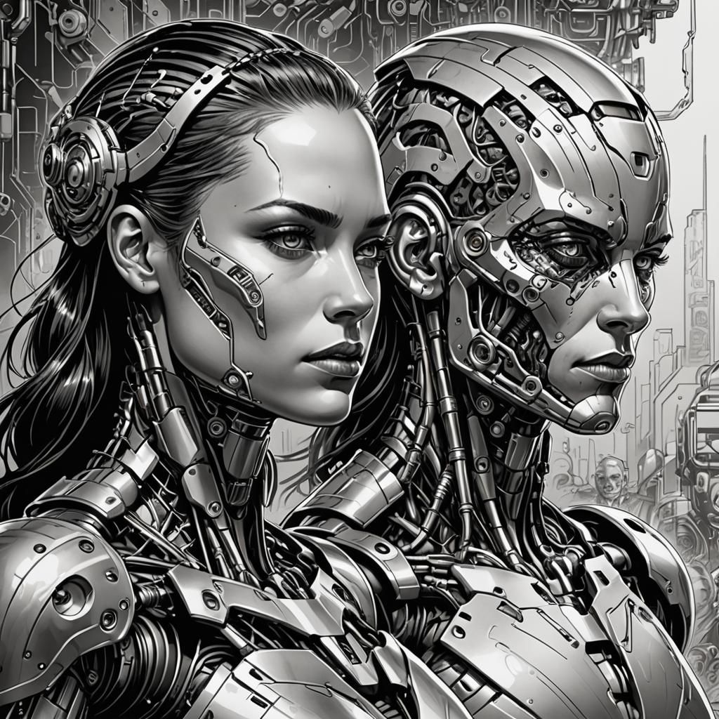 Cyborgs - AI Generated Artwork - NightCafe Creator