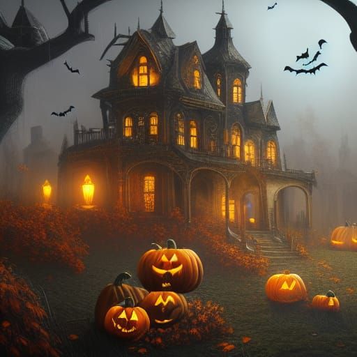 Halloween - AI Generated Artwork - NightCafe Creator