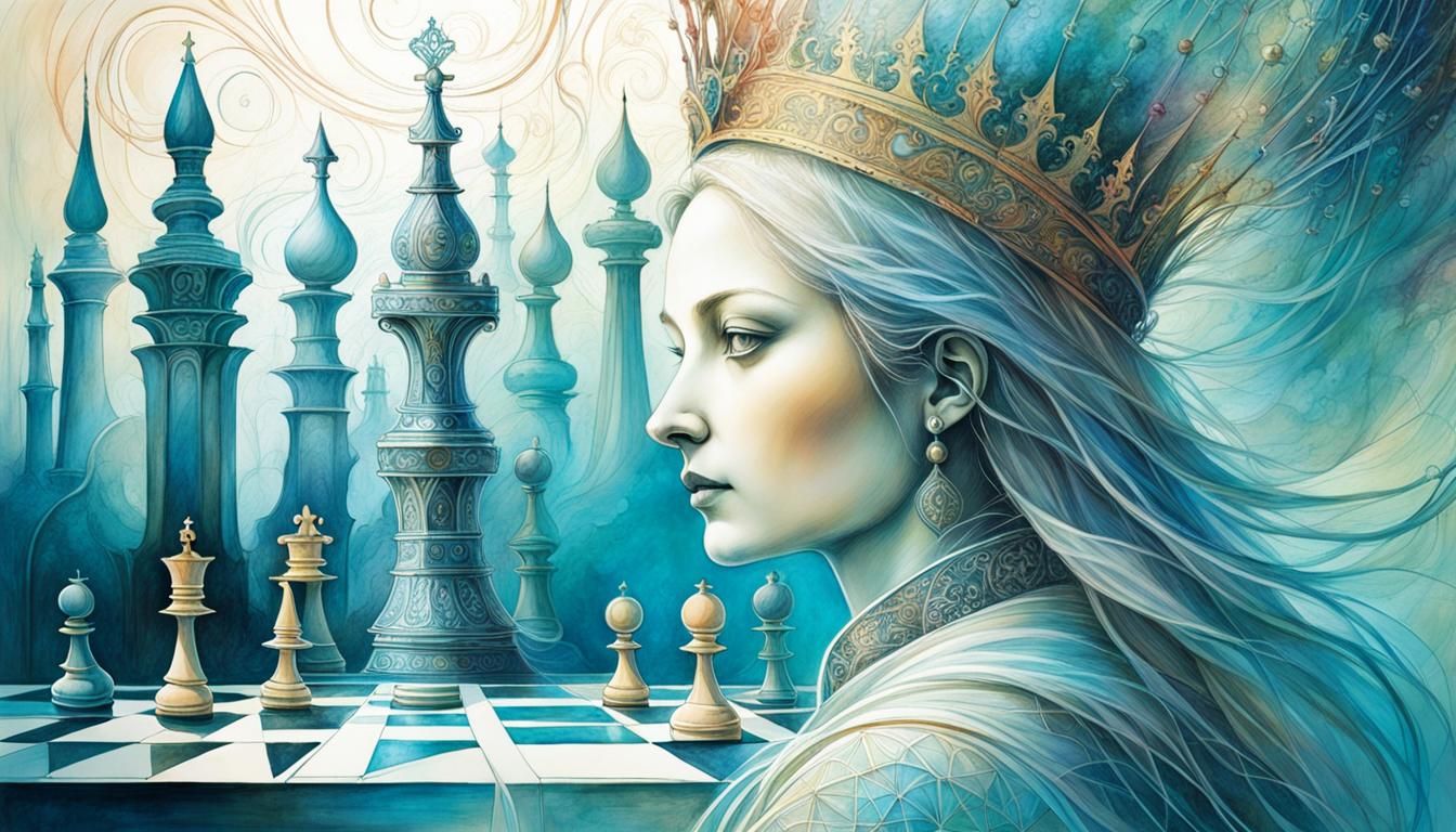 The powerful Queen in a chess game👑 - AI Generated Artwork - NightCafe ...