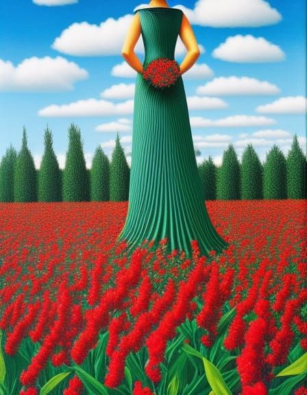 I picked some flowers for you - AI Generated Artwork - NightCafe Creator