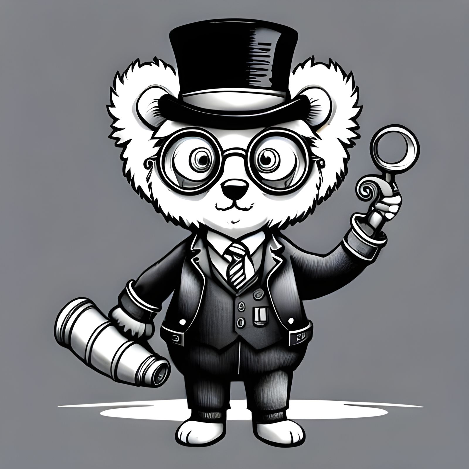 Professor Panda - AI Generated Artwork - NightCafe Creator