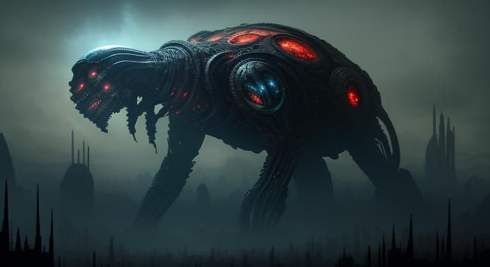 Alien Planet - AI Generated Artwork - NightCafe Creator