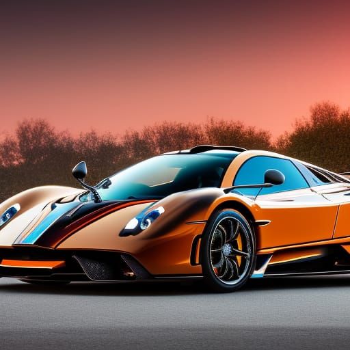 Pagani Zonda - AI Generated Artwork - NightCafe Creator
