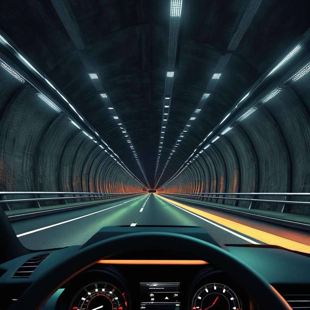The Endless Tunnel - AI Generated Artwork - NightCafe Creator