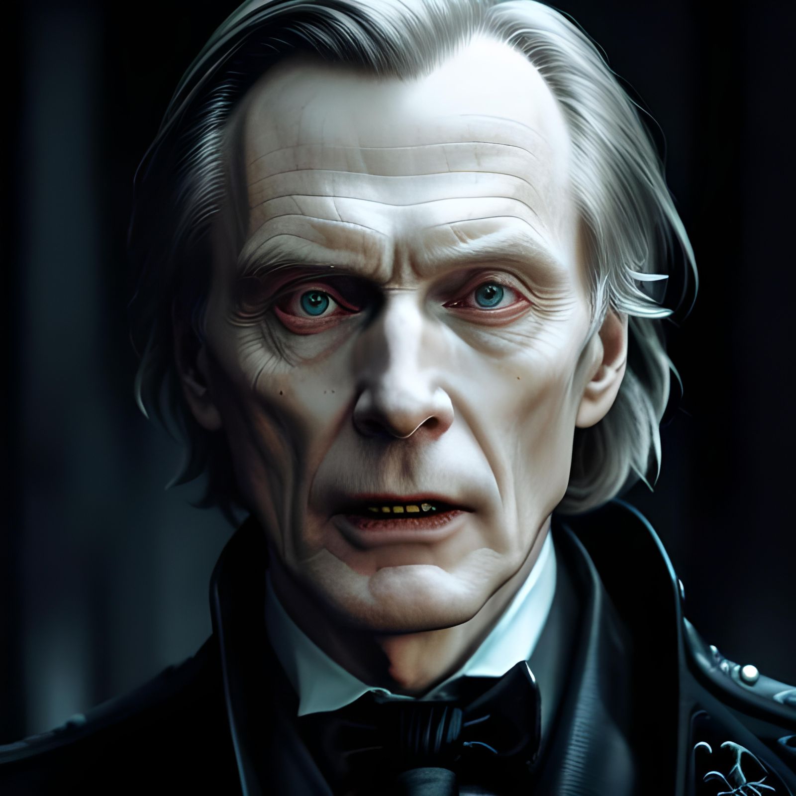Bill Nighy as Vampire Viktor from Underwold movies - AI Generated ...