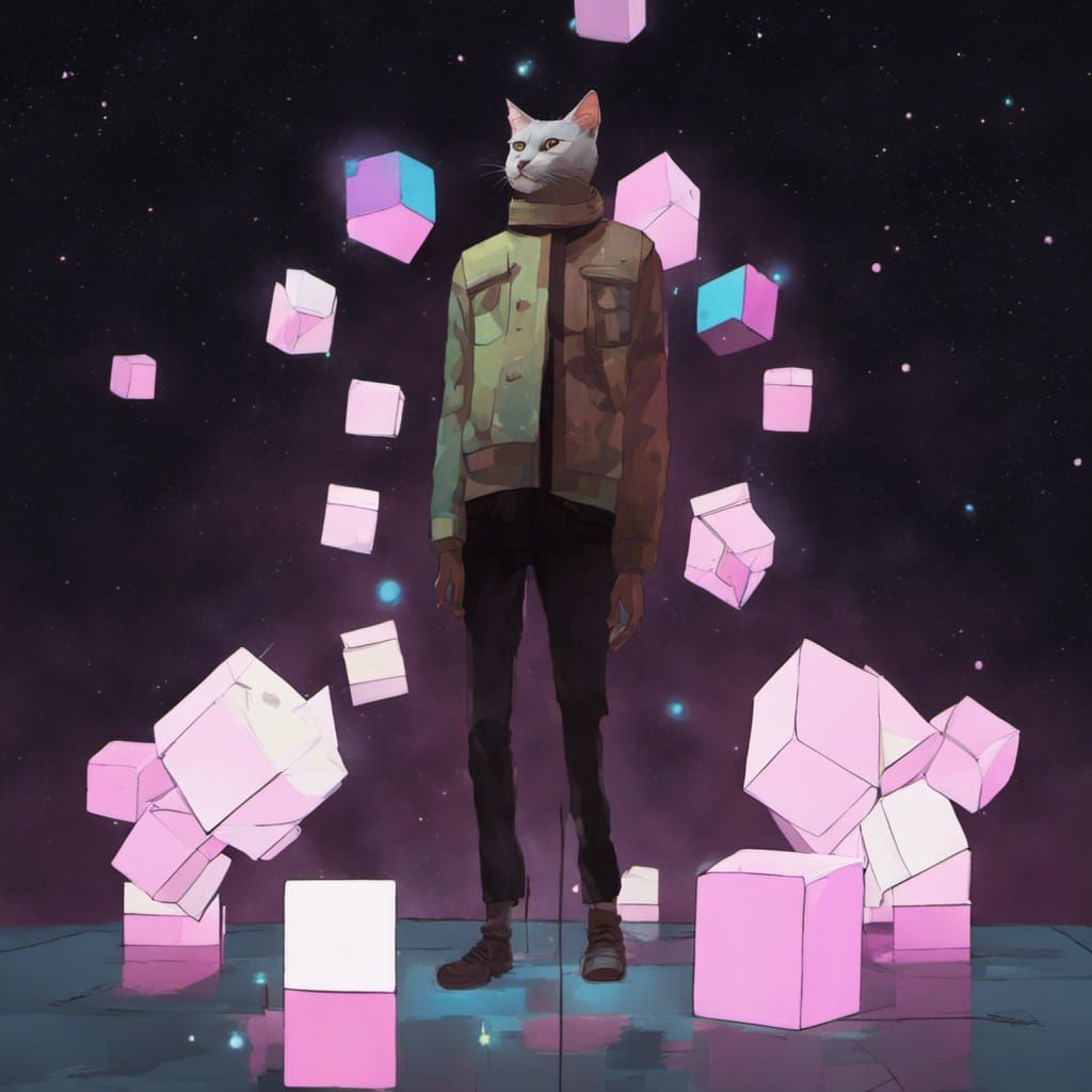 Funny looking cat - AI Generated Artwork - NightCafe Creator