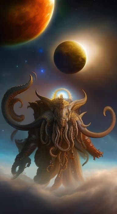 Cthulhu Titan - AI Generated Artwork - NightCafe Creator