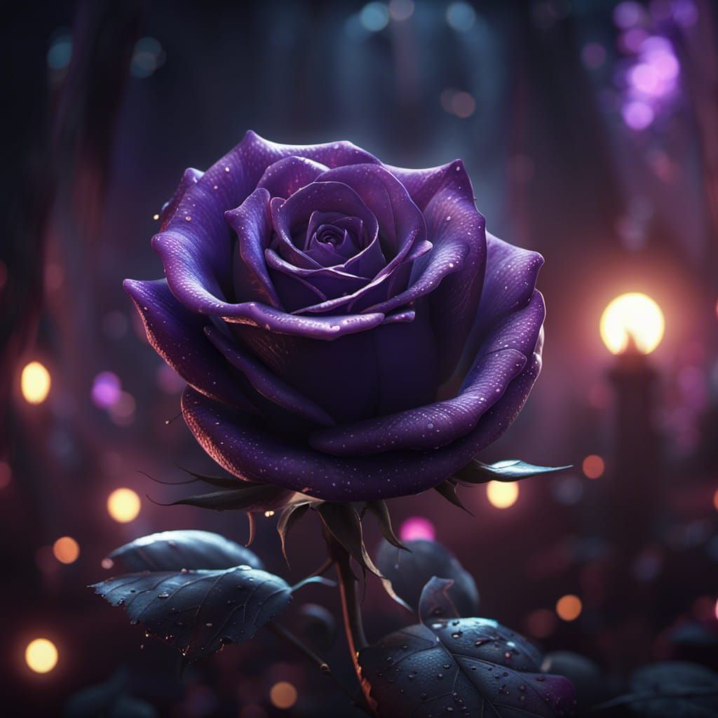 A violet hope - AI Generated Artwork - NightCafe Creator