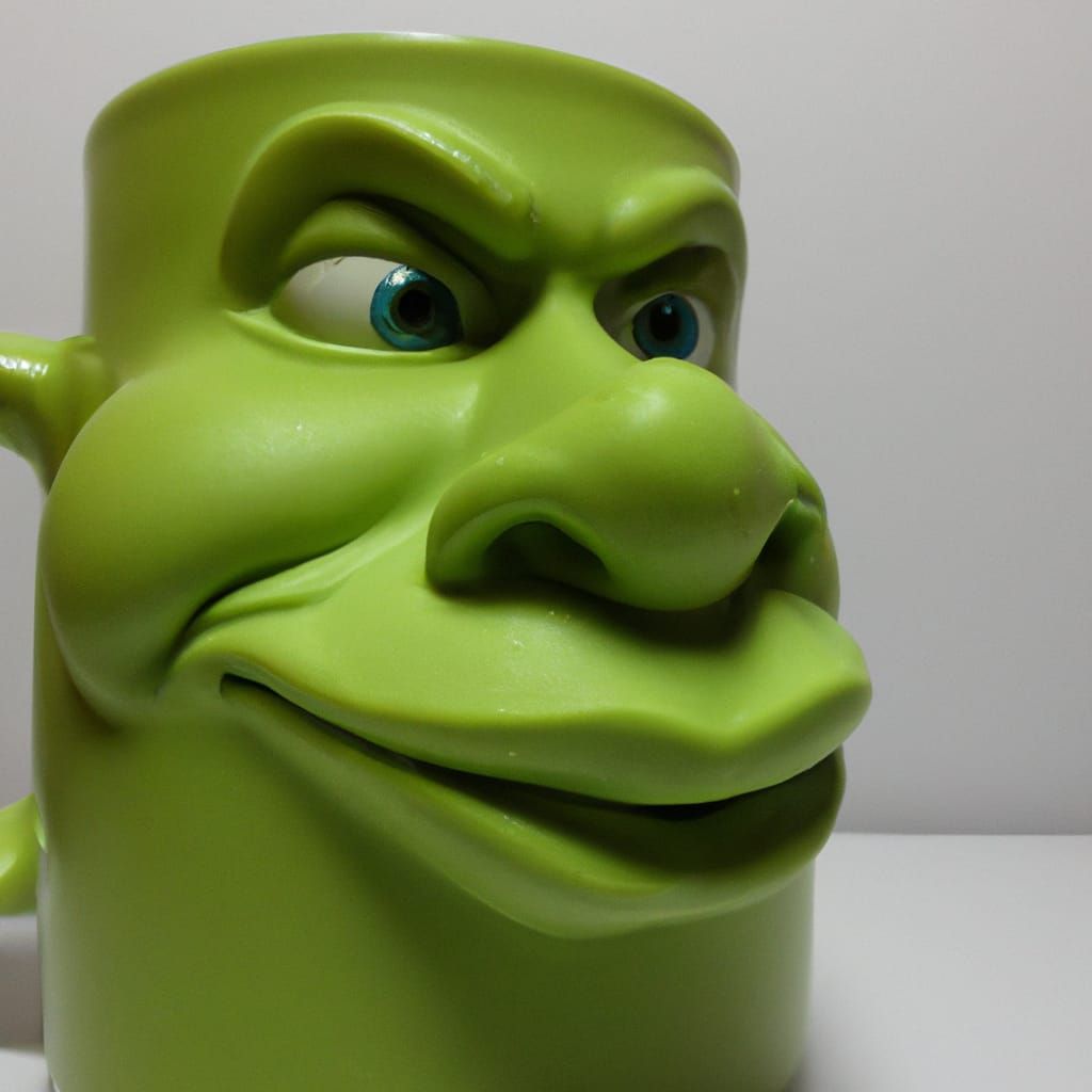 A mugshot of Shrek - AI Generated Artwork - NightCafe Creator