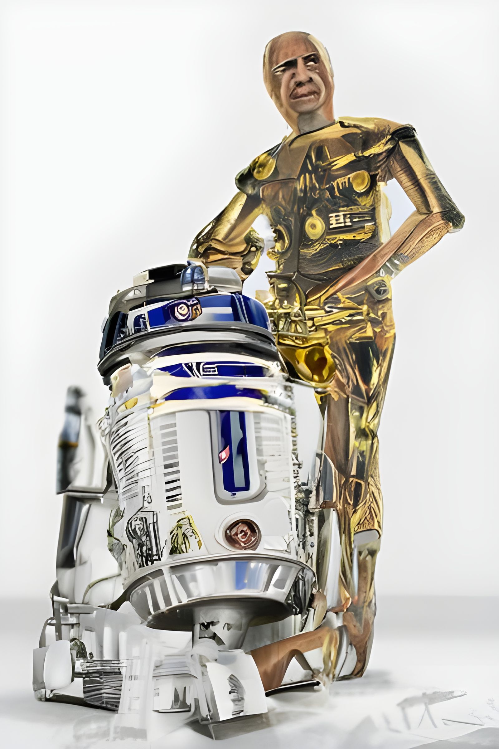 R2D2 + P3DO - AI Generated Artwork - NightCafe Creator