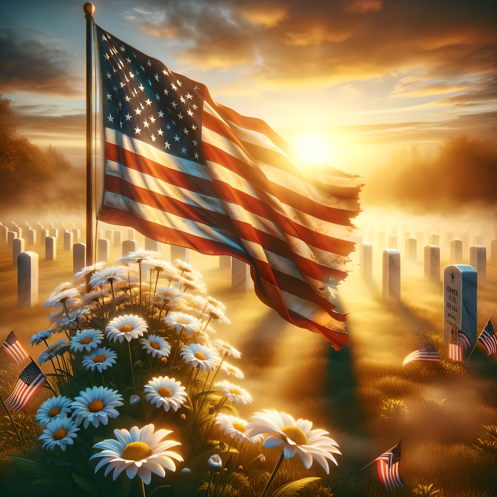 Memorial Day Reflections - AI Generated Artwork - NightCafe Creator