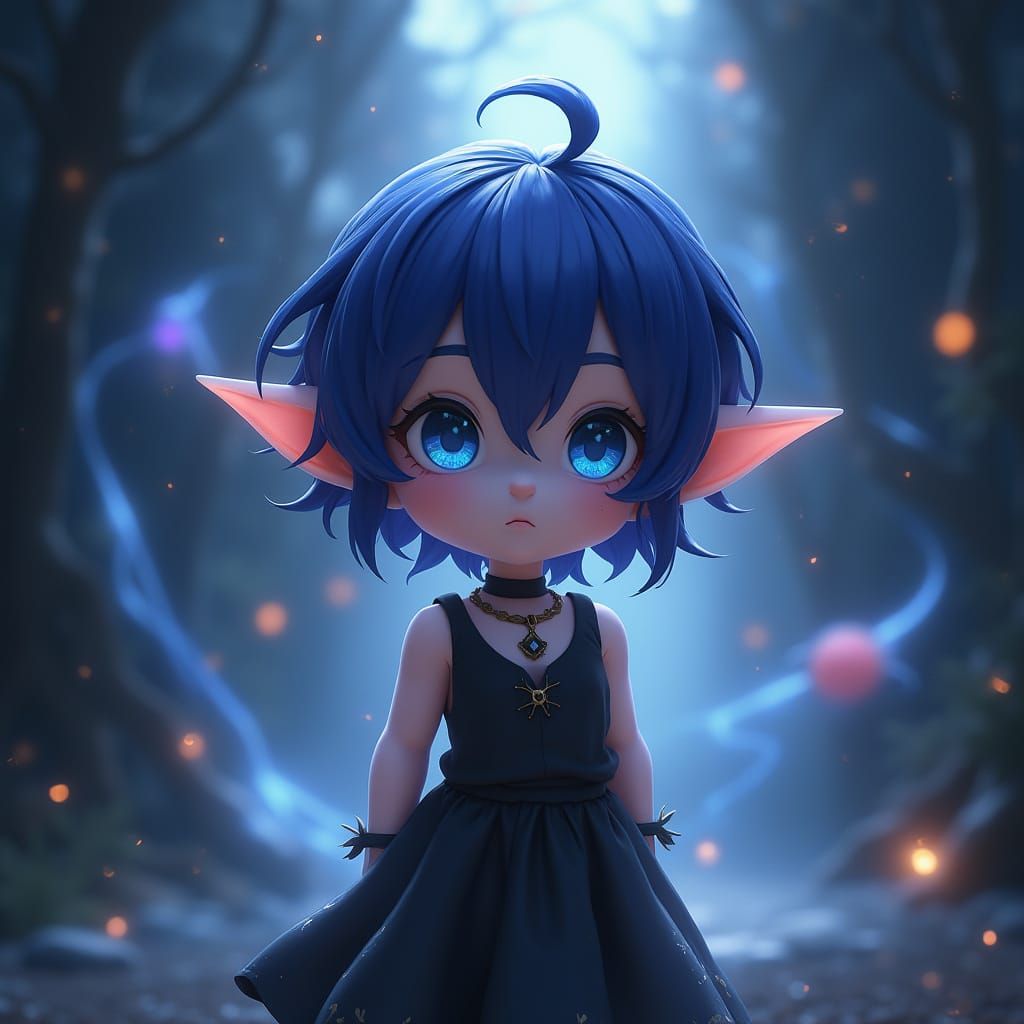 Mystical Child of Gojo and Yor Forger in 3D Anime ... - AI Art