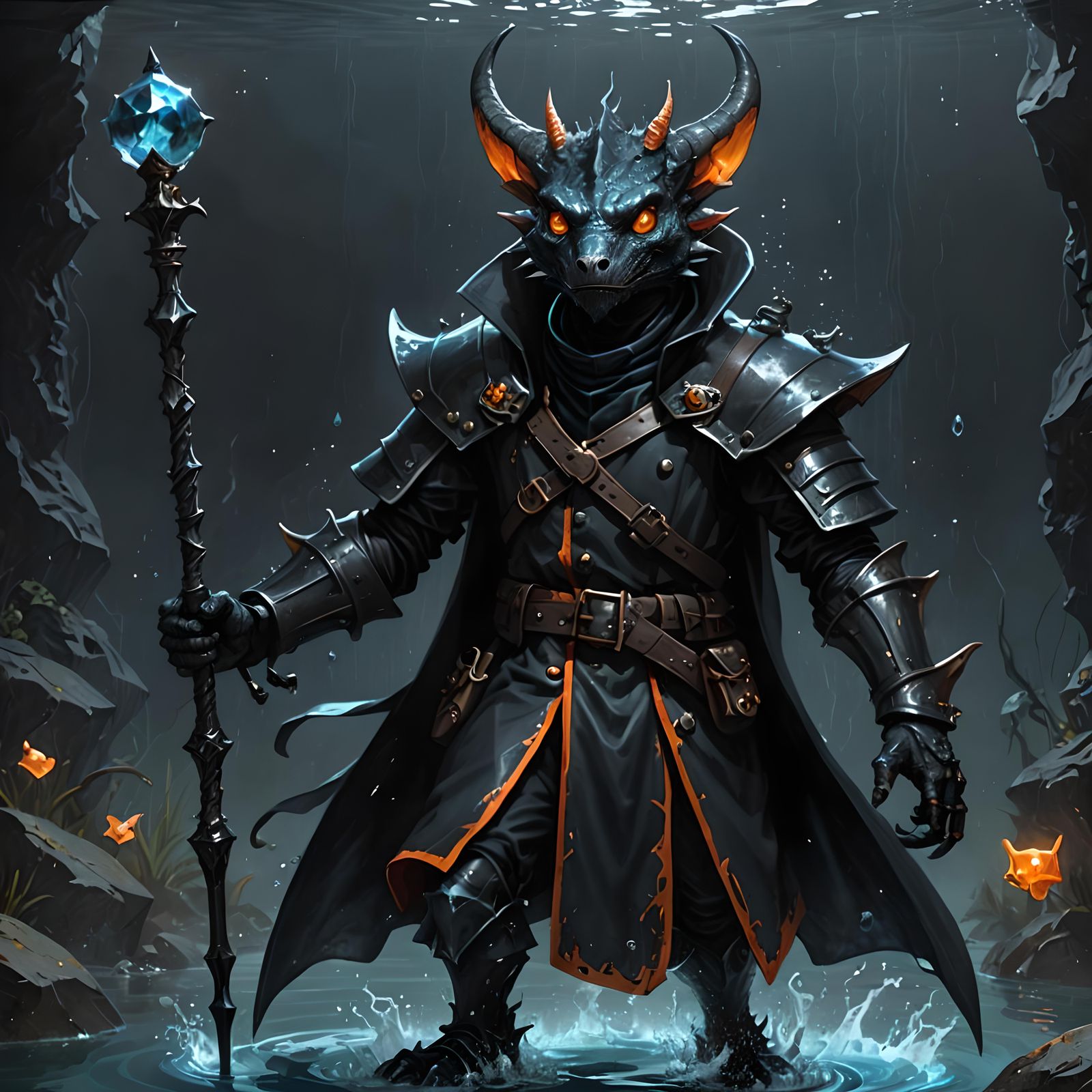 Kratos, Kobold Warlock if the Fathomless - AI Generated Artwork ...