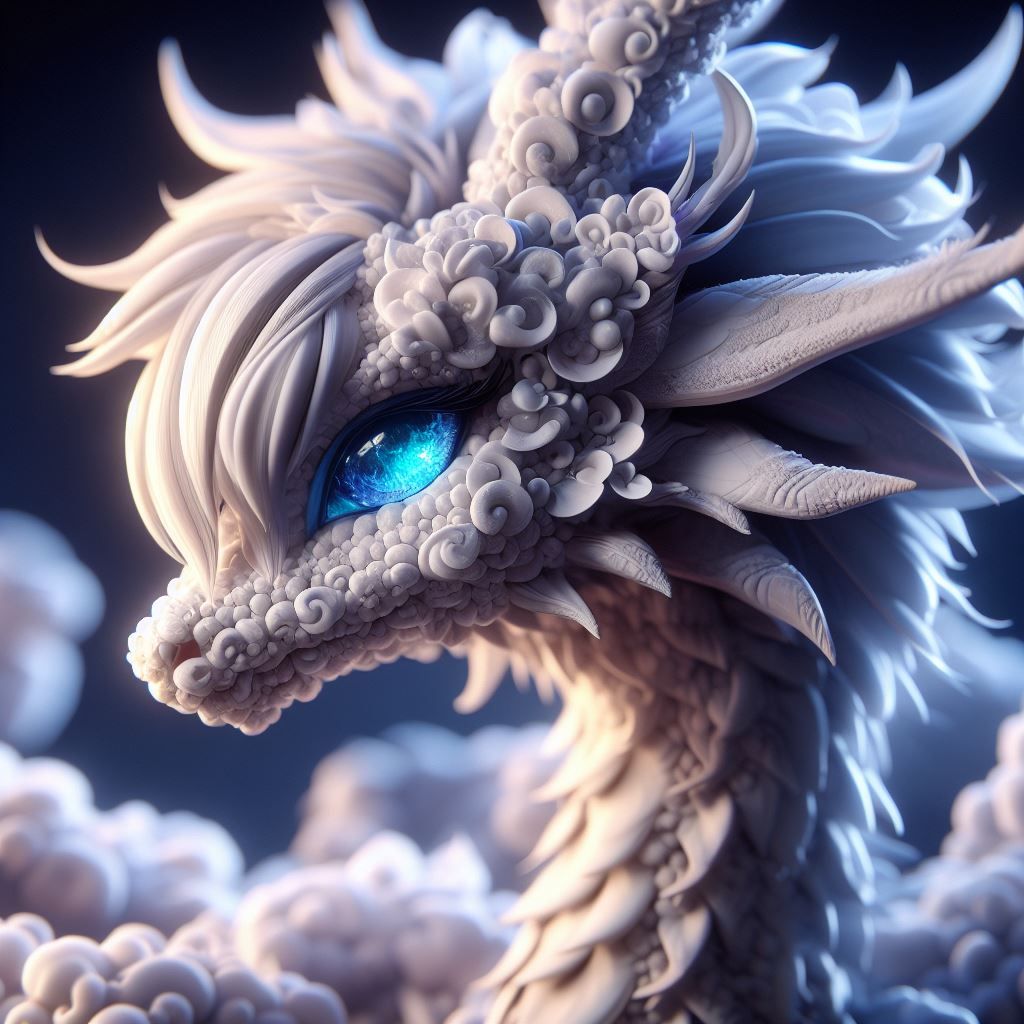 Cloud Dragon - AI Generated Artwork - NightCafe Creator