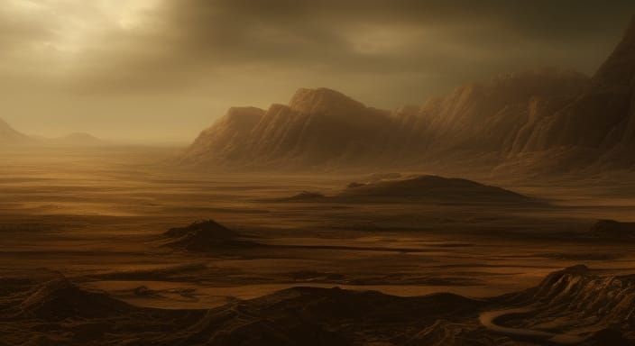 desolate wasteland - AI Generated Artwork - NightCafe Creator