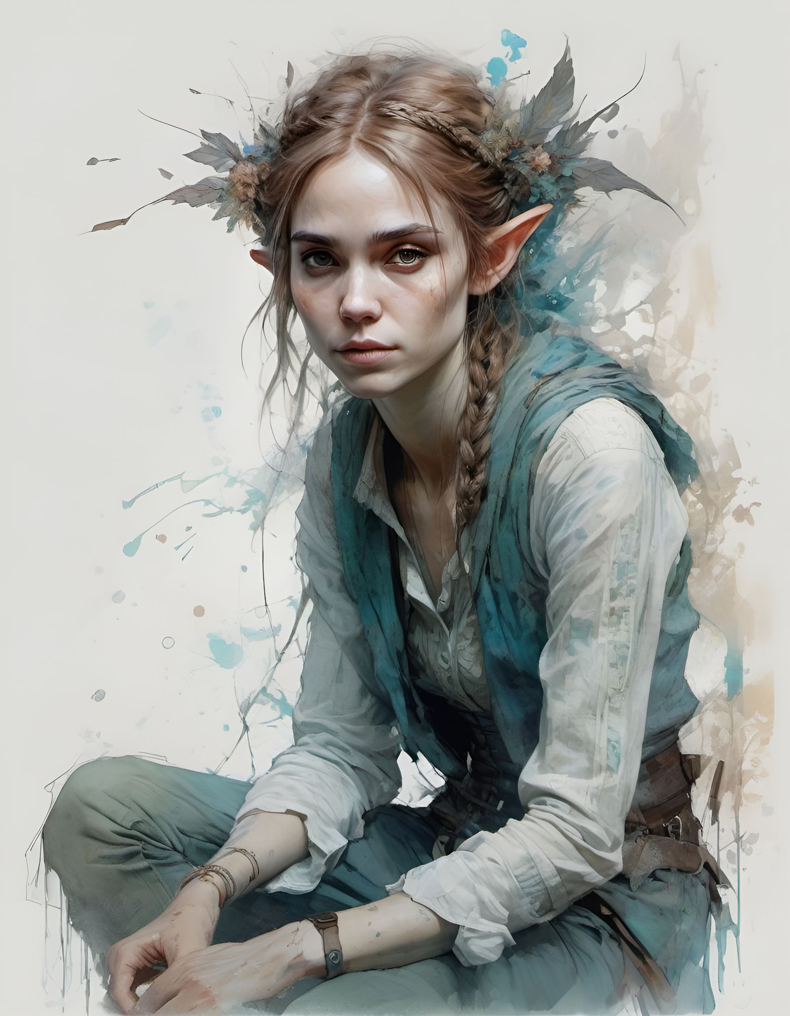 Fréawynn, the Country Elf - AI Generated Artwork - NightCafe Creator