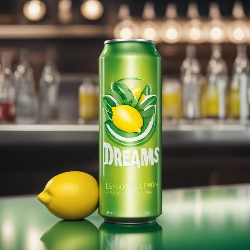 Dreams soda, lemon flavour. - AI Generated Artwork - NightCafe Creator