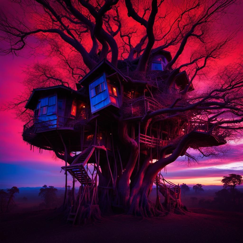 The Zombie apocalypse is ongoing! This massive Treehouse is our final ...