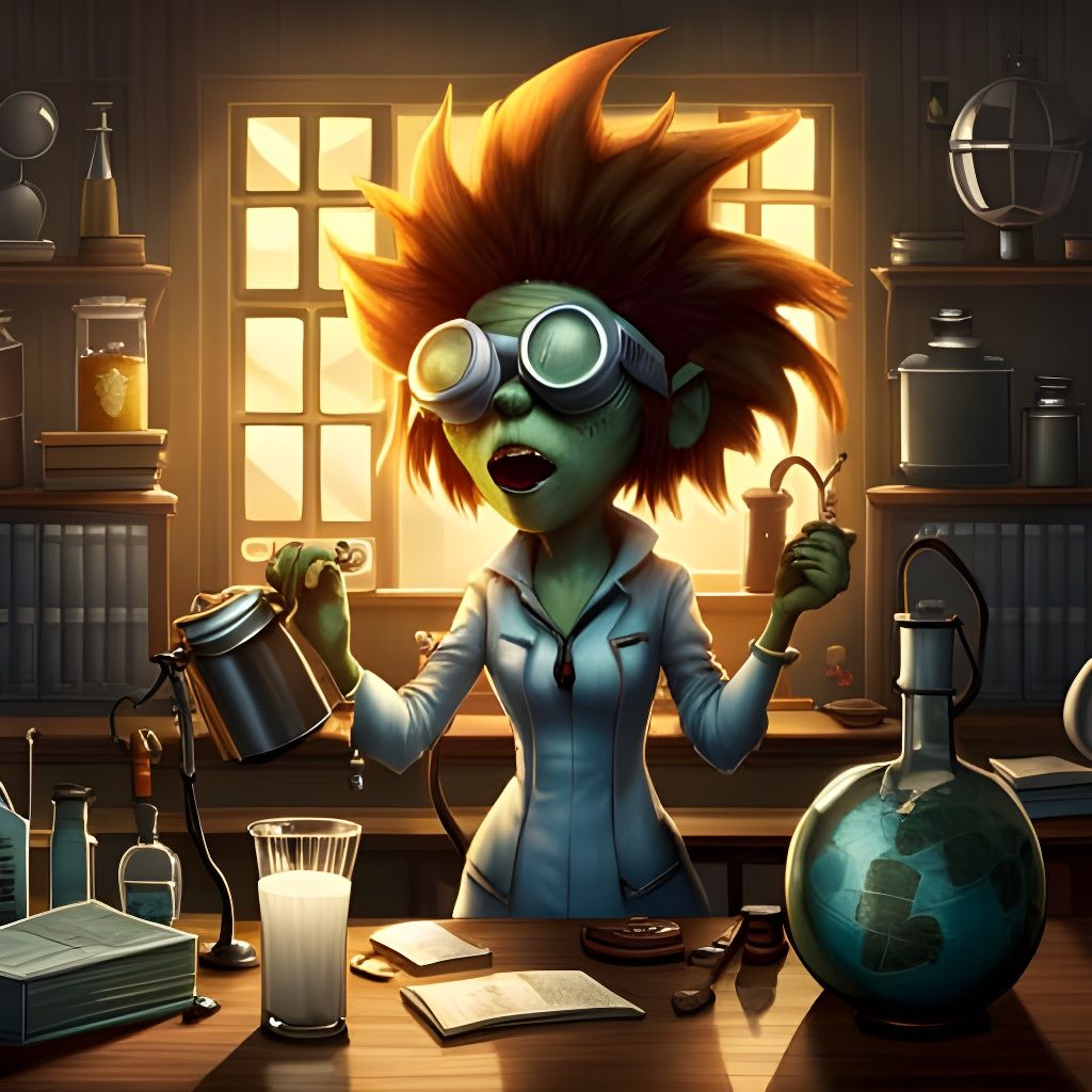 Mad Scientist - AI Generated Artwork - NightCafe Creator