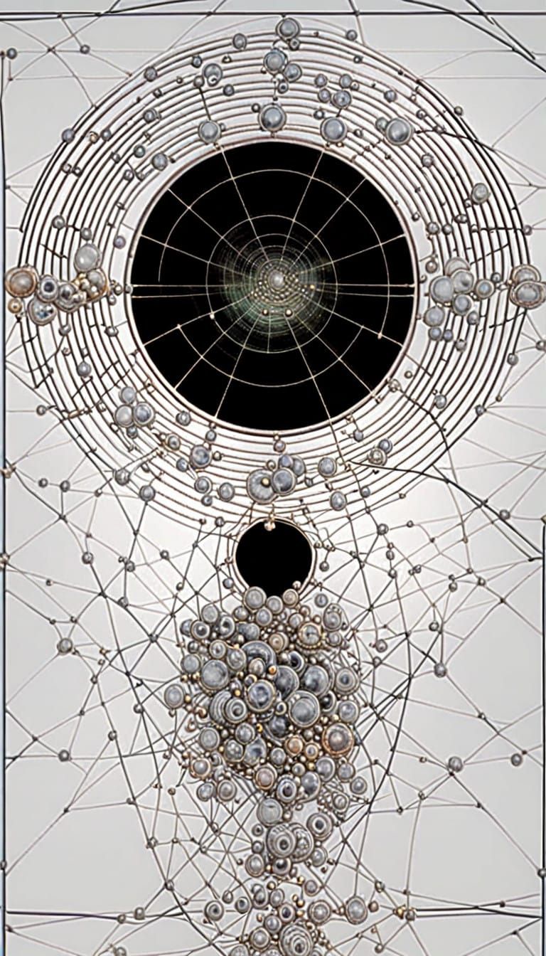 In a Quantum Universe of Vibrating Particles, What... - AI Art