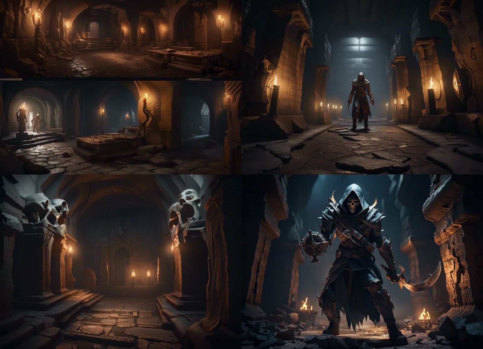 phantom slayer inside the catacombs 3D Game Cinematic Feel, Epic 3D ...