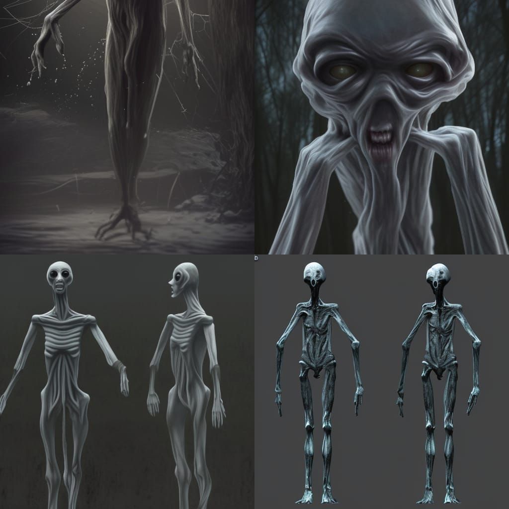 Horrid, anguish, cryptid,creepy,haunted,cursed, very slim, slender ...