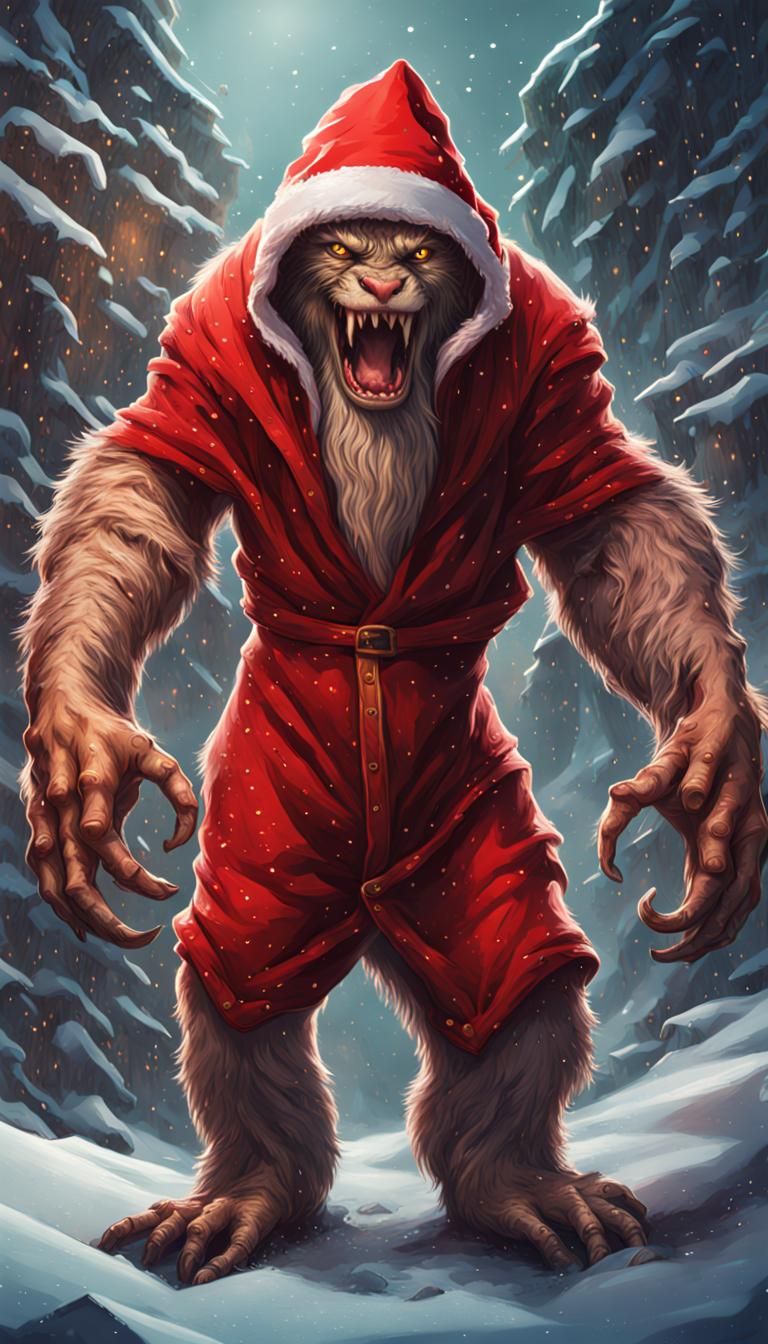 Santa Claws - AI Generated Artwork - NightCafe Creator
