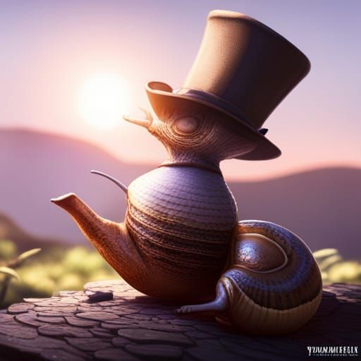 snail teapot - AI Generated Artwork - NightCafe Creator