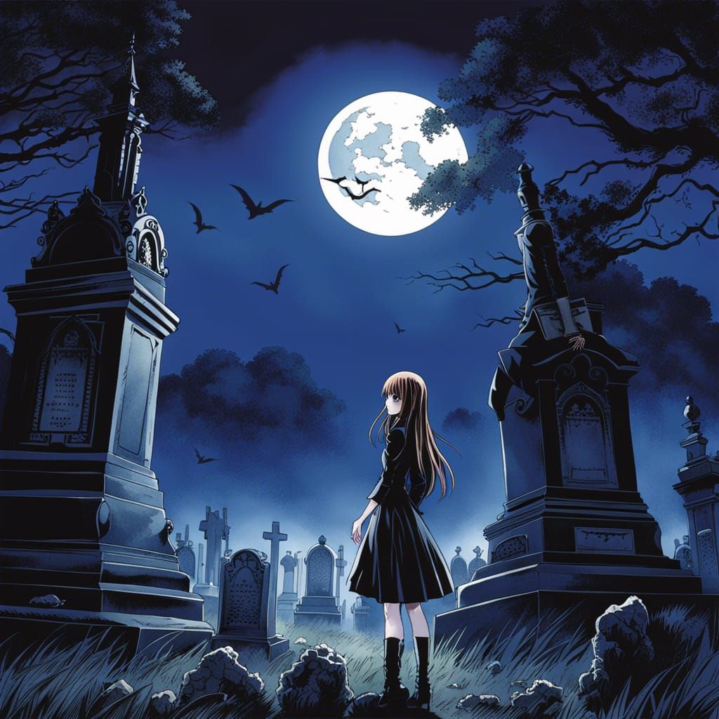 Midnight Stroll - AI Generated Artwork - NightCafe Creator